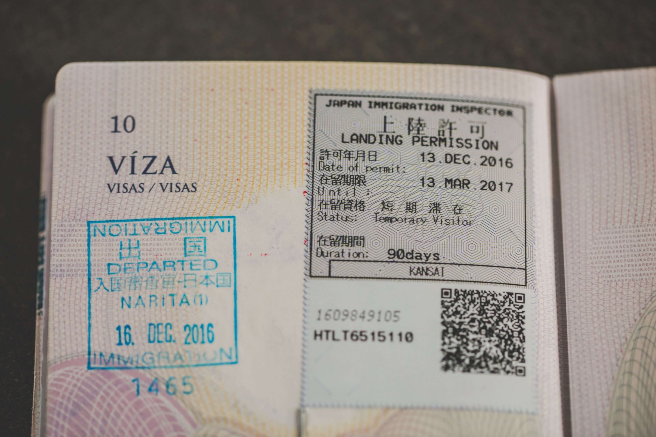 Visum till Japan och inresekrav för resenärer